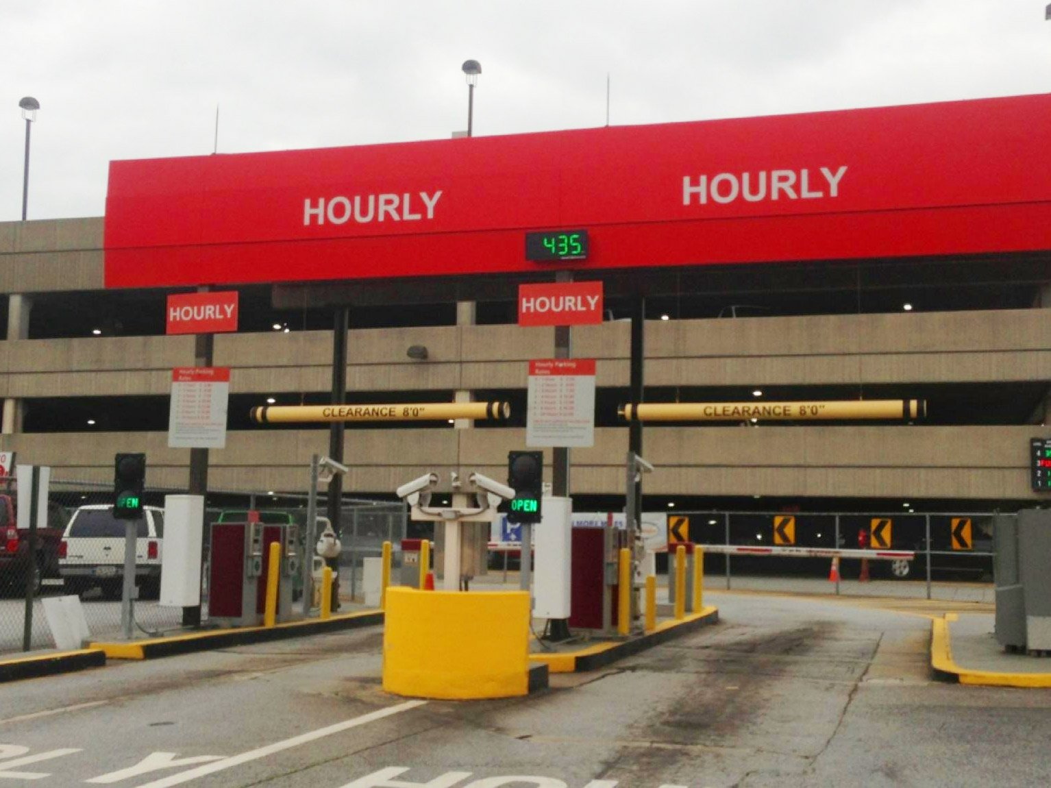Hourly Parking at Atlanta airport ATL